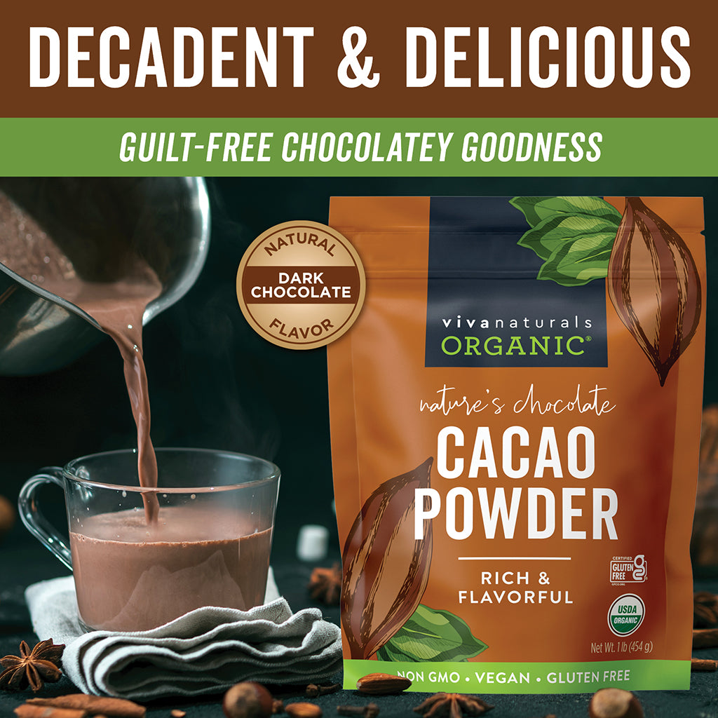 Viva Naturals Organic Cacao Powder