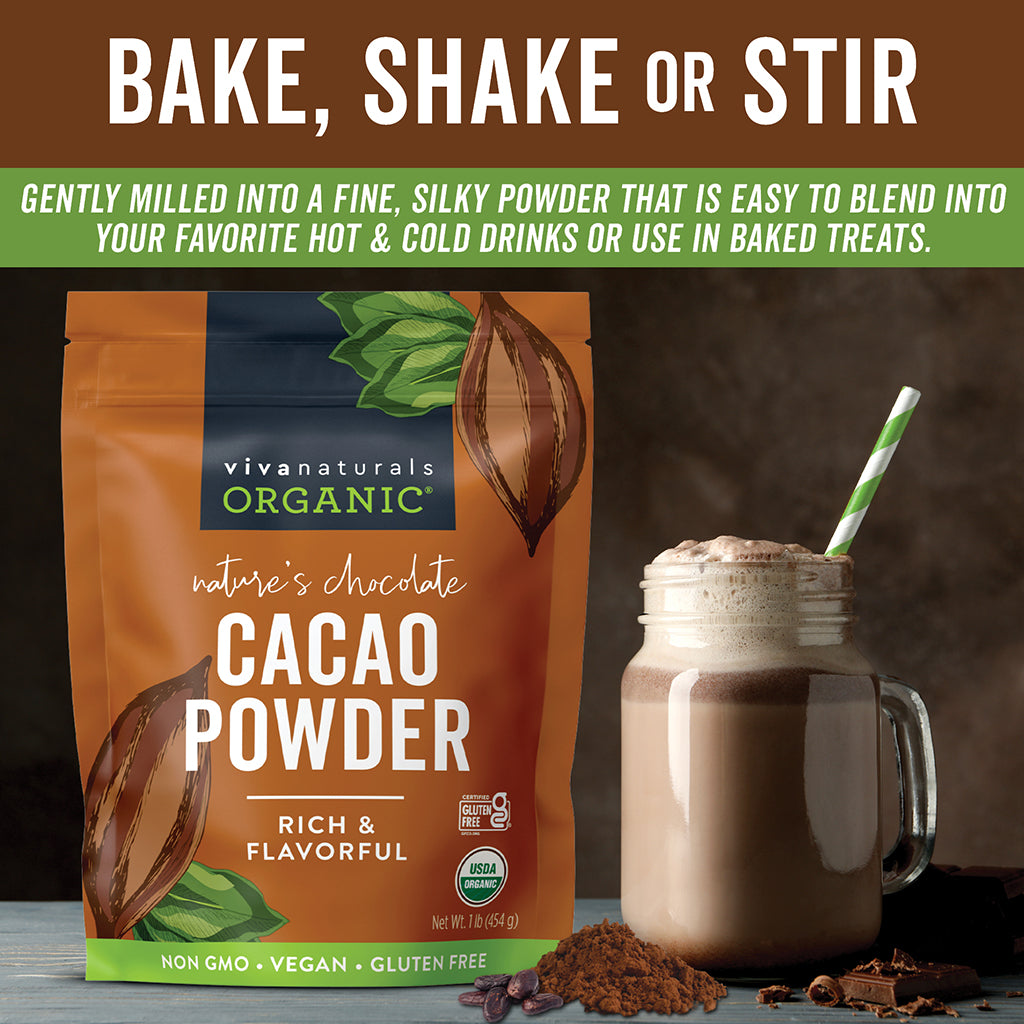 Viva Naturals Organic Cacao Powder