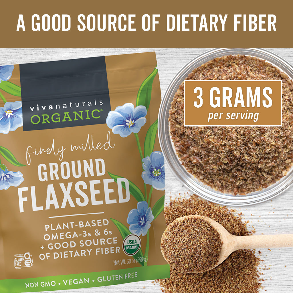 Viva Naturals Ground Flaxseed