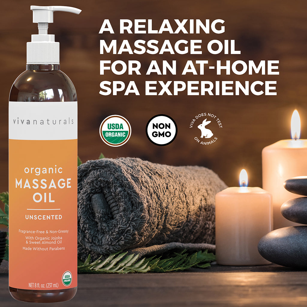 Organic Massage Oil – Viva Naturals