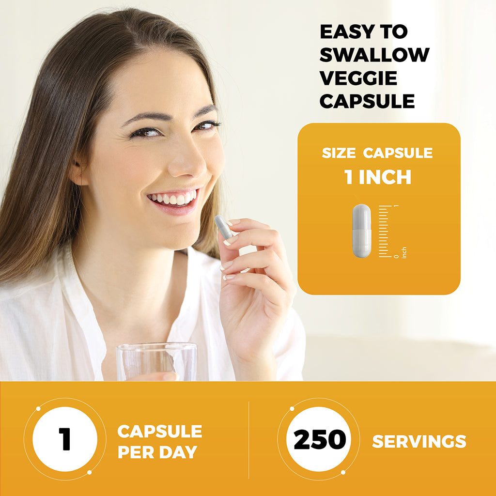Viva Naturals Vitamin C + Zinc – 250 Veggie Capsules